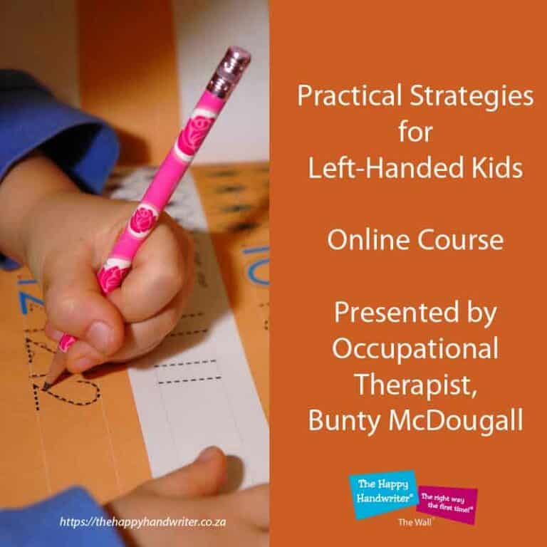 Handwriting Development: The Perceptual-Motor Foundations