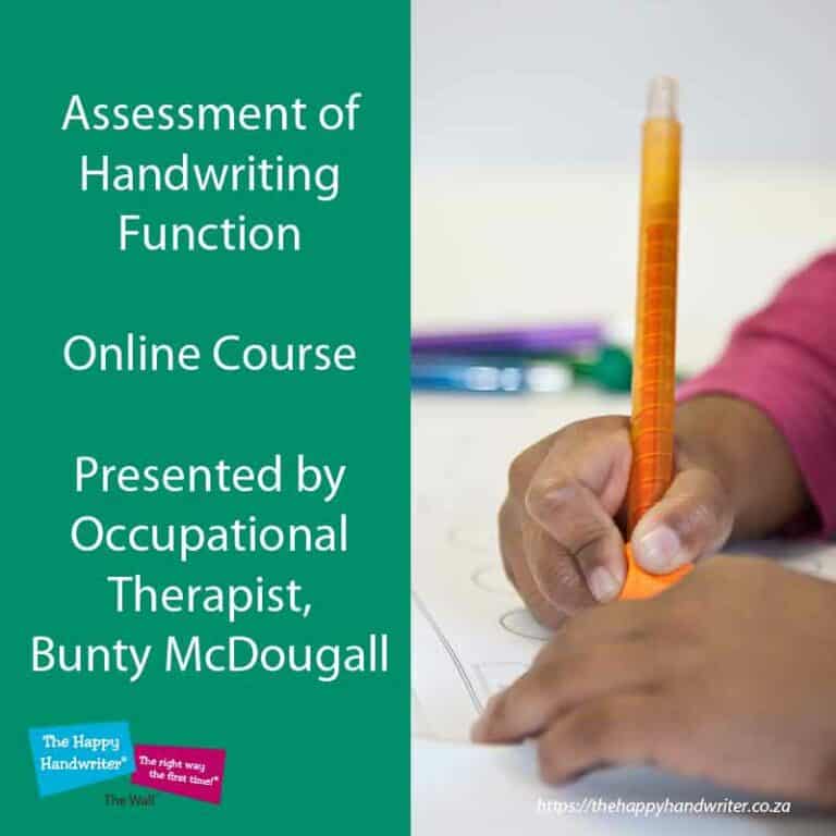 Handwriting Development: The Perceptual-Motor Foundations